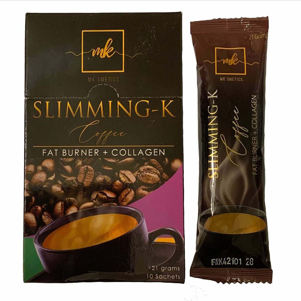 2 x Slimming -K Coffee Fat Burner + Collagen 10 sachets /21 grams.by MK ...